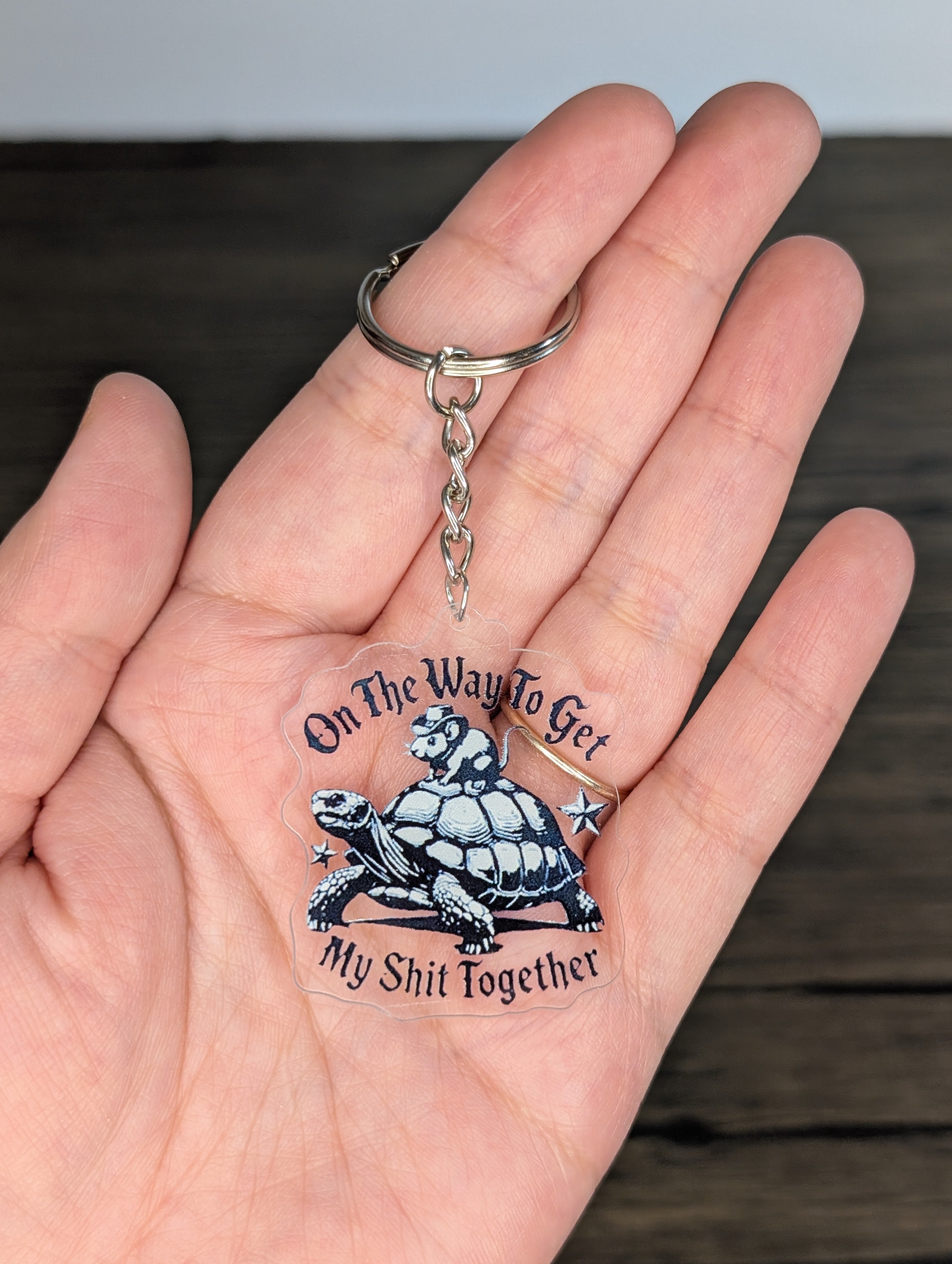 On The Way Keychain – Gypsy Willow Art